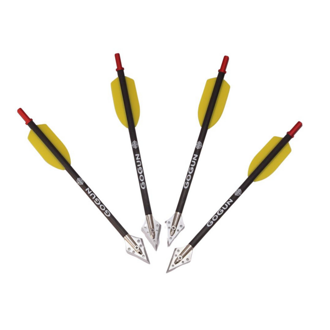 Hunting Arrows for Revo 7 Crossbow (4-Pack) — GoGun.co